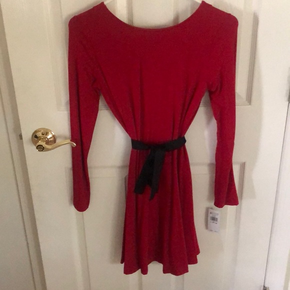 Polo Ralph Lauren | Dresses | Ralph Lauren Red Dress W Ribbon Tie ...